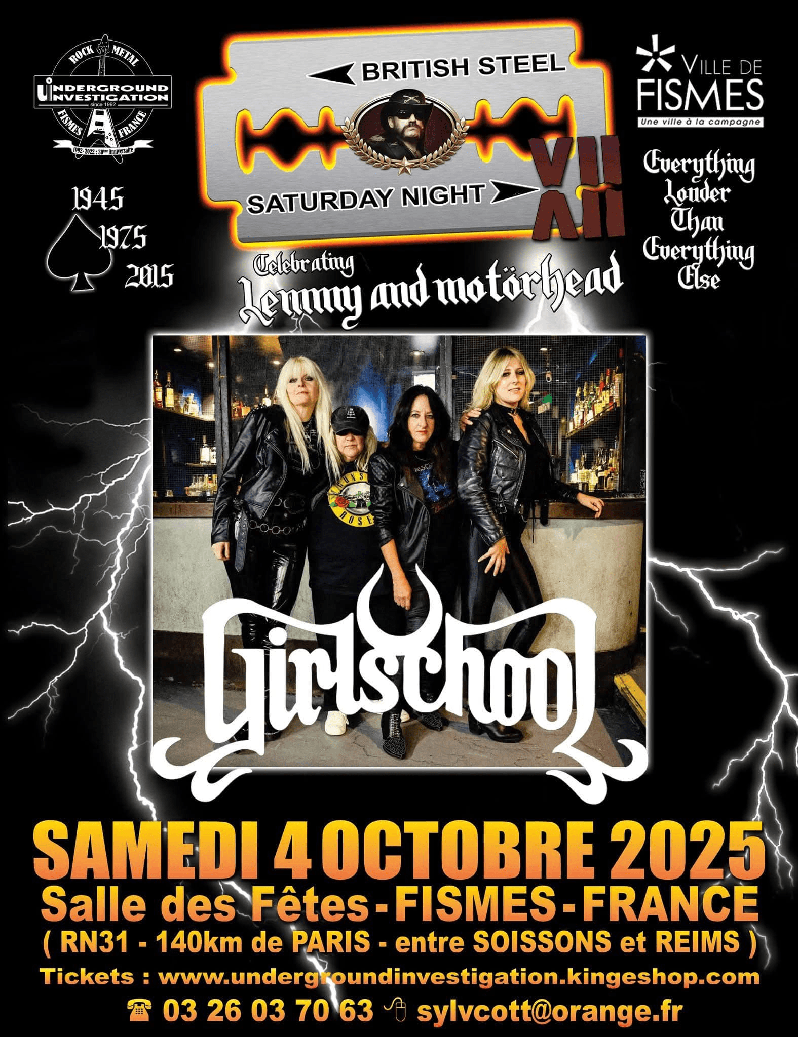 GIRLSCHOOL infos dates – Bel7 Infos
