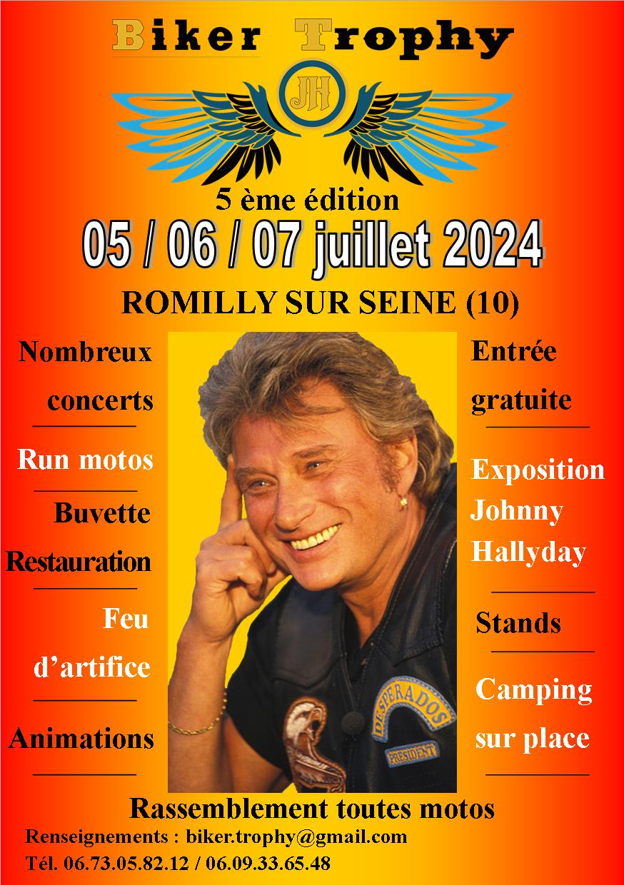 BIKER TROPHY du 5 au 7 juillet 2024 ROMILLY SUR SEINE – Bel7 Infos
