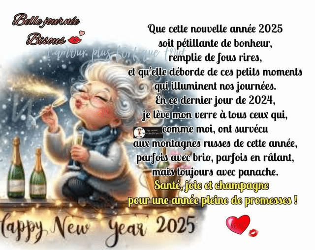 HAPPY NEW YEAR BONNE ANNEE à TOUS 2025 – Bel7 Infos